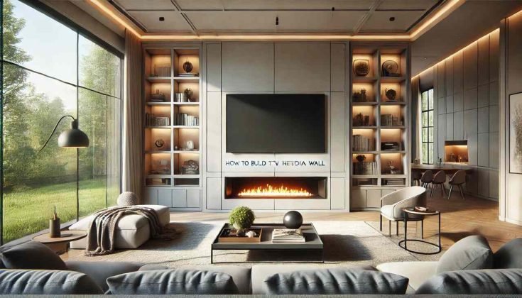 How to Build a TV and Fireplace Media Wall: A Step-by-Step Guide - Mom ...